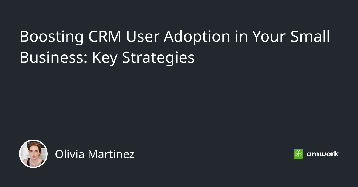 Boosting Crm User Adoption In Your Small Business Key Strategies