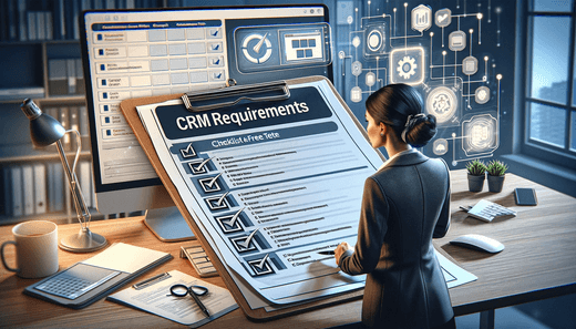 Crm Requirements Checklist And Free Template Amwork All In One